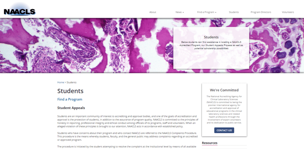 Get Ready for the New NAACLS Website, starting July 26th, 2016 ...